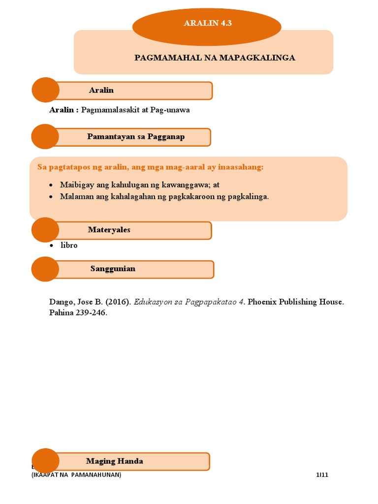 Esp 4-Modyul 8 | PDF