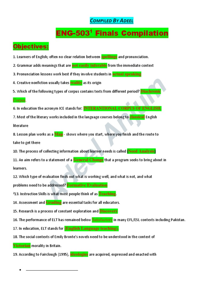 An Analysis of Key Concepts in English Language Teaching | PDF | Second ...