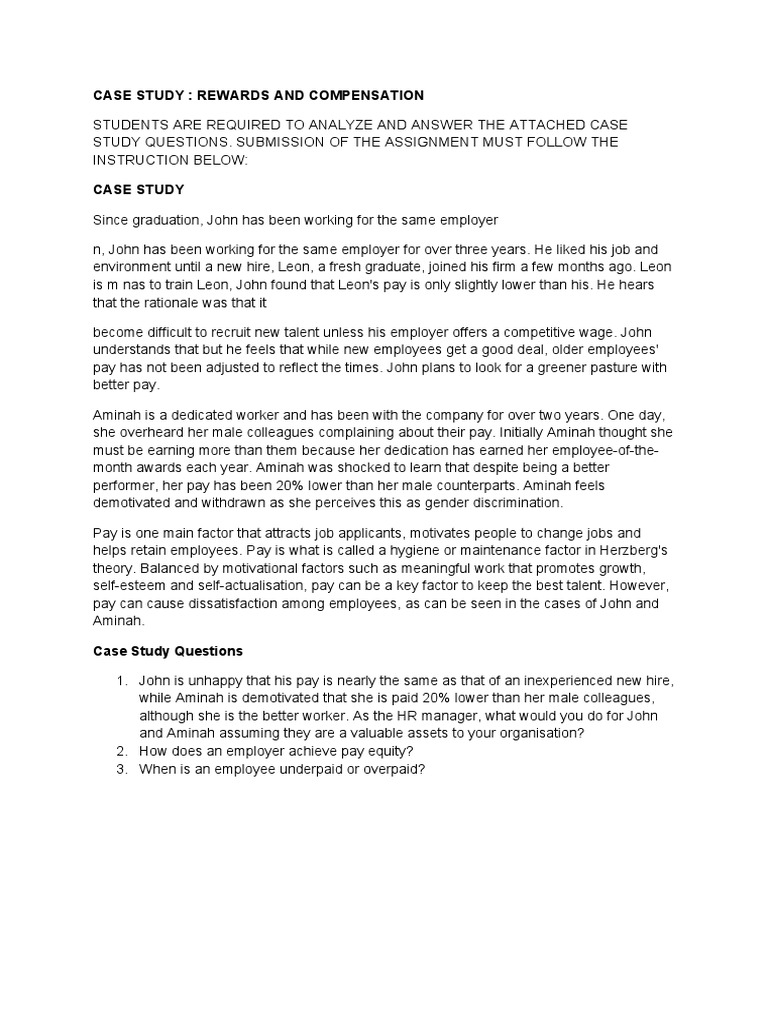 CASE STUDY HRM | PDF