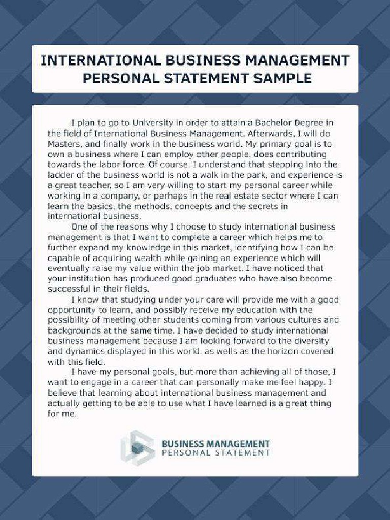 Personal Statement of Purpose | PDF