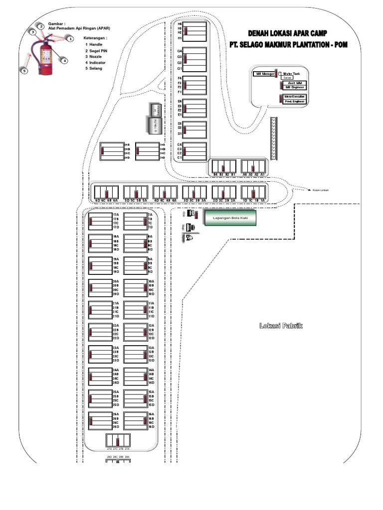 Denah Lokasi Mess & Camp THN 2022 Ukuran 100 CM X 100 CM | PDF | Chess ...