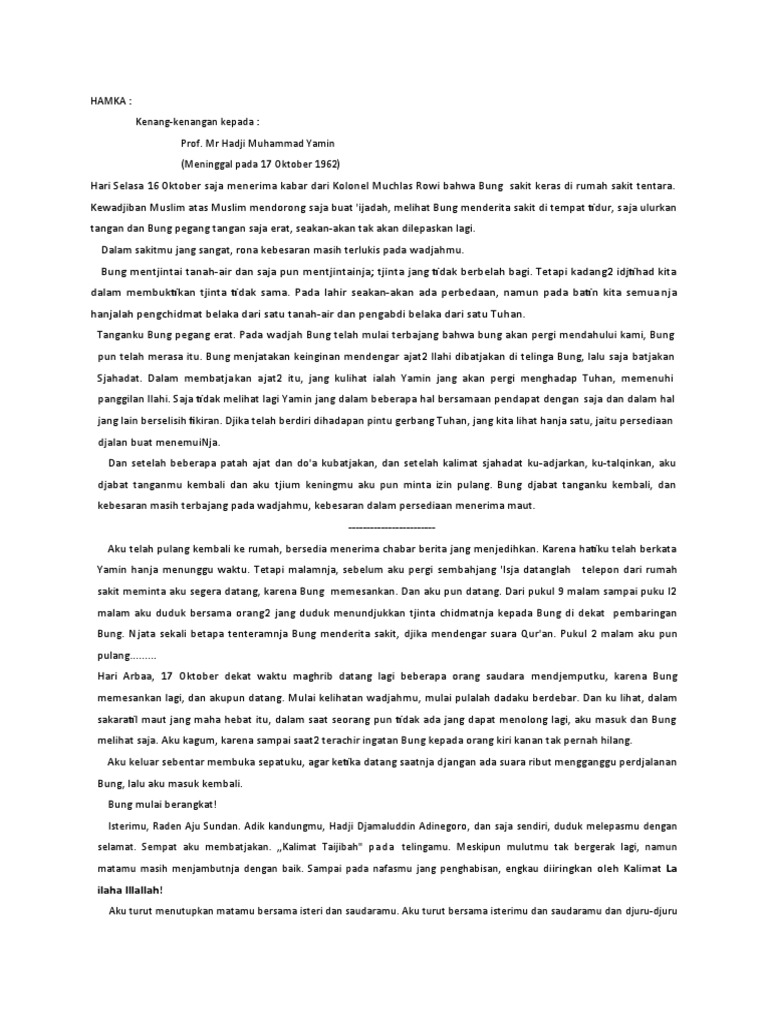 HAMKA | PDF | Agama & Spiritualitas | Fiksi Misteri, Thriller, & Kejahatan