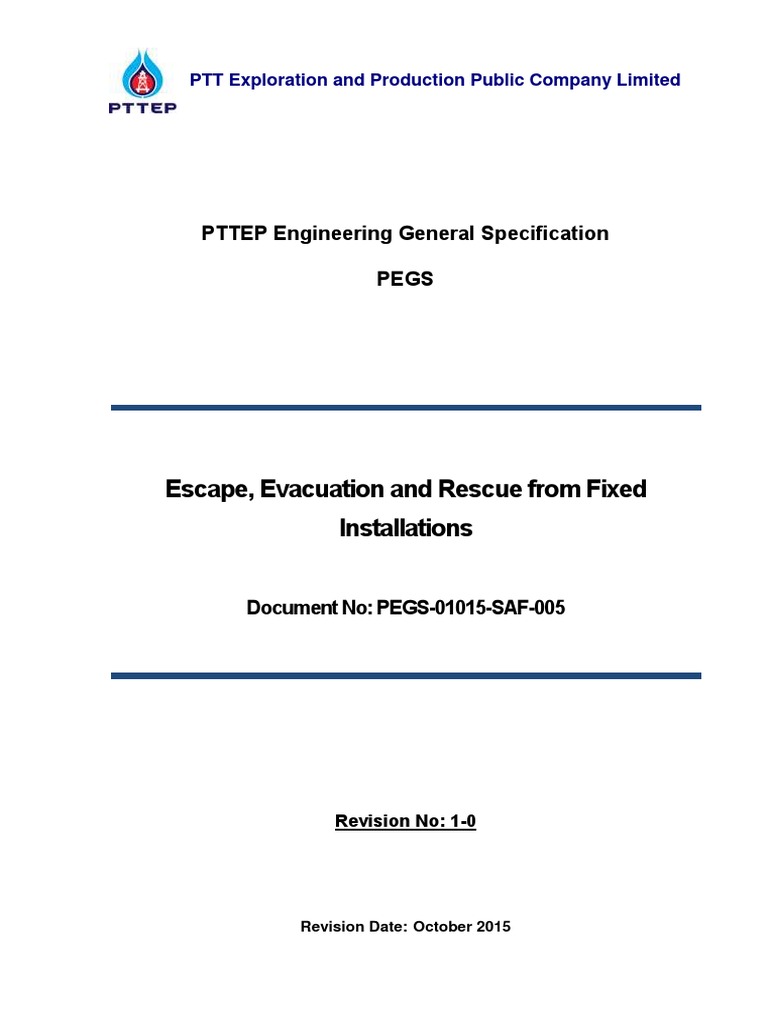 PEGS-01015-SAF-005 Rev.1-0 | PDF | Stairs | Offshore Drilling