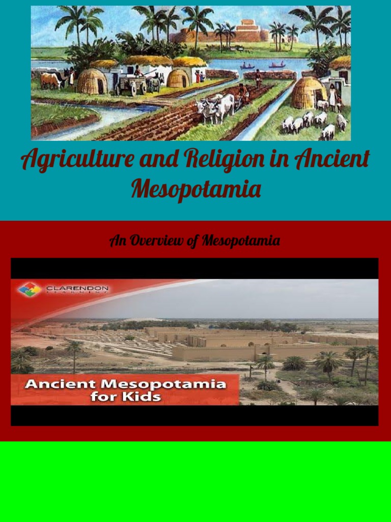 Agriculture and Religion in Mesopotamia | PDF | Mesopotamia | Sumer