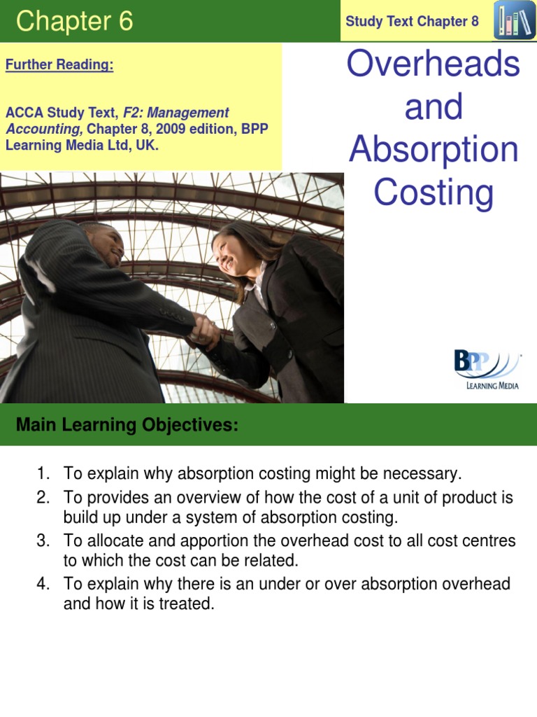 Chapter 6 - Overhead & Absorption Costing | PDF | Cost Of Goods Sold ...