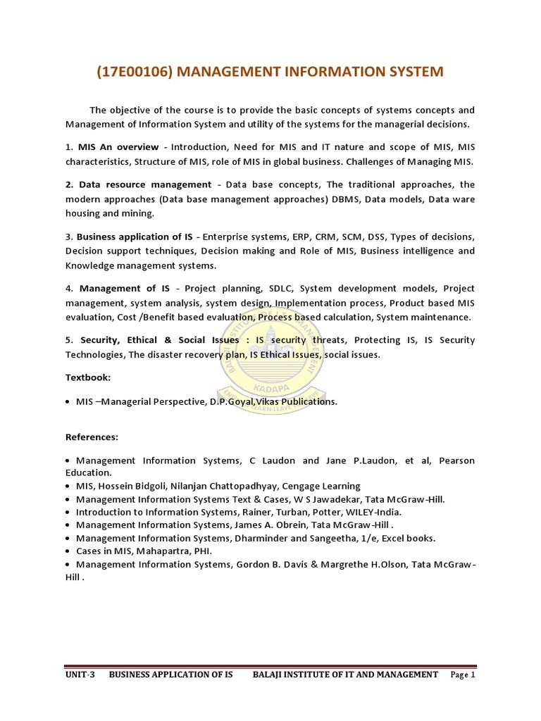 Mis Total Mid-2 | PDF | Feasibility Study | Management Information System