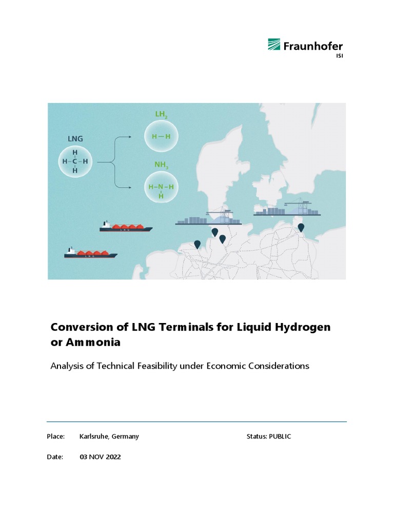 Report Conversion of LNG Terminals For Liquid Hydrogen or Ammonia | PDF ...