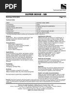 Technical Data Sheet - BOSTIK Rugby Original | PDF | Adhesive | Materials