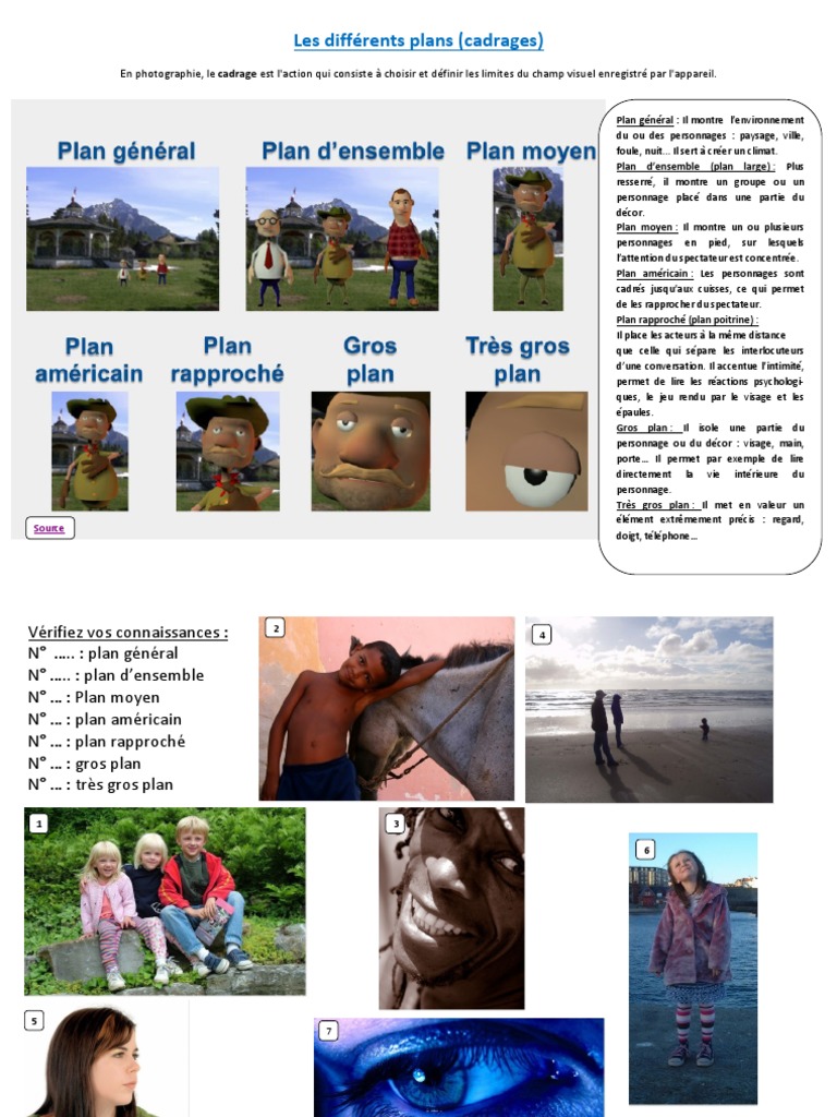 Les types de plans en photographie | PDF