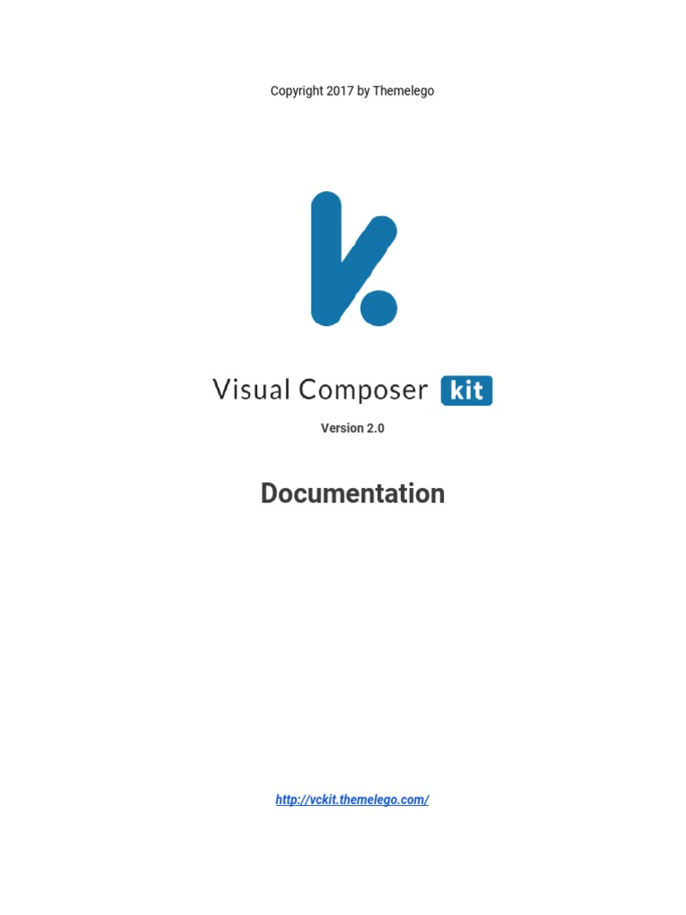 Vckit v2 Documentation | PDF | Word Press | Icon (Computing)
