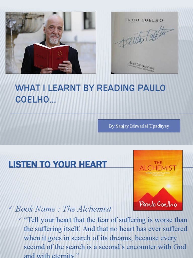 What I Learnt by Reading Paulo Coelho | PDF | Poetry