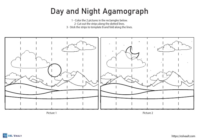 Night and Day Agamograph Template | PDF