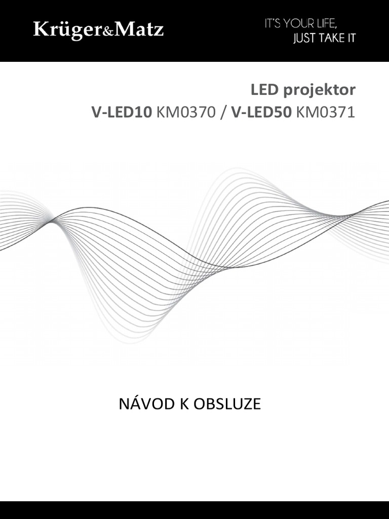 CZ Manual Projektor Kruger Matz Vled10 Vled50 | PDF