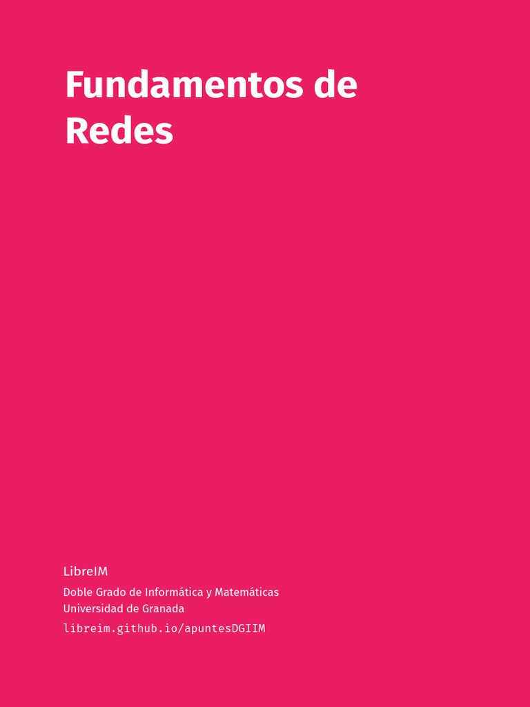 Fundamento Redes | PDF | Redes | Internet y web