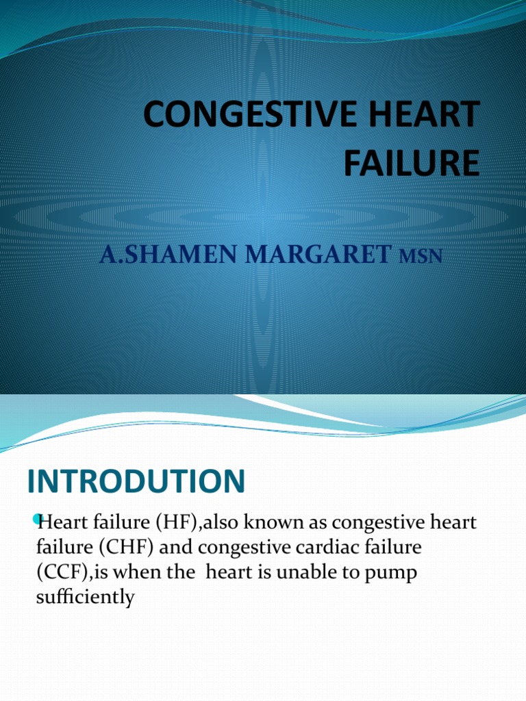 Congestive Heart Failure | PDF