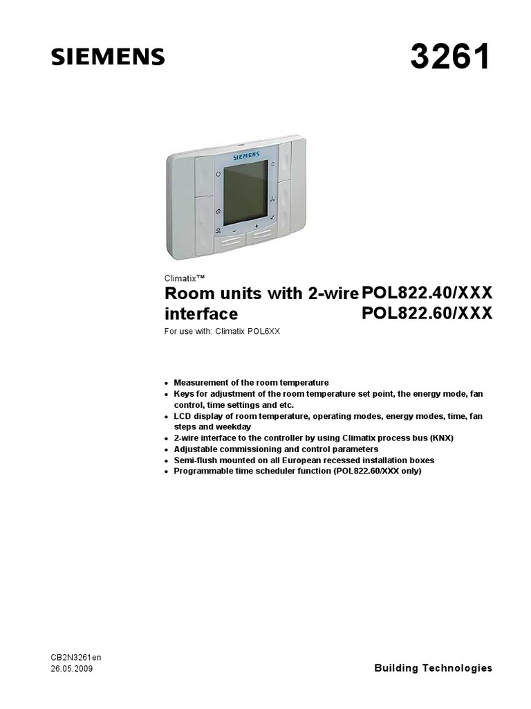 Siemens POL 822 60 | Download Free PDF | Electrical Engineering ...