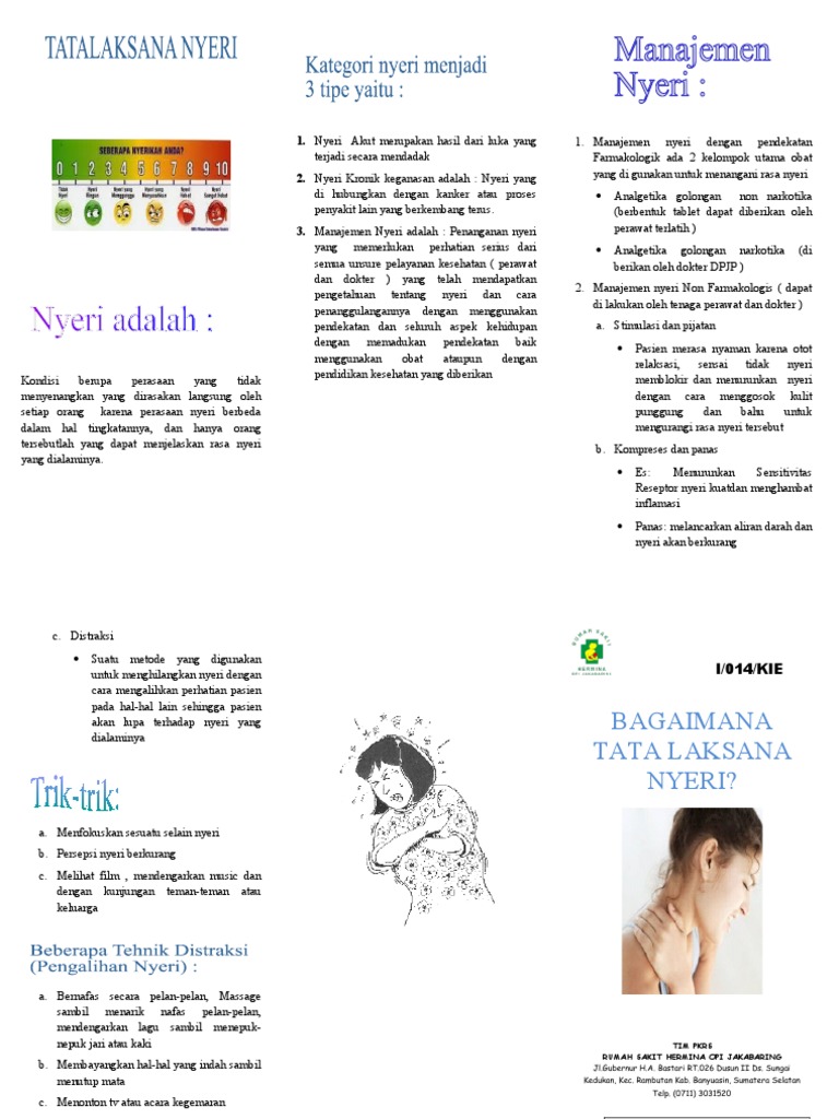 Leaflet Manajemen Nyeri | PDF