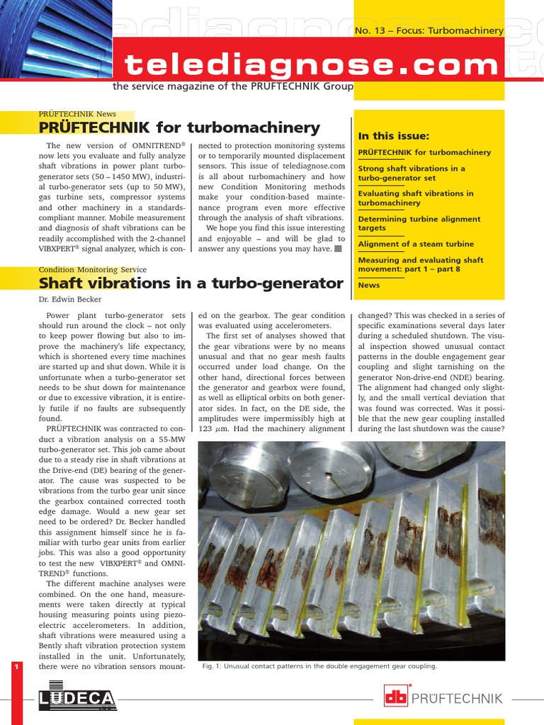 TD13 en | PDF | Bearing (Mechanical) | Turbomachinery