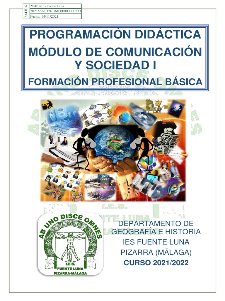 Comunicacion y Sociedad I. FPB I | PDF | Verbo | Palabra