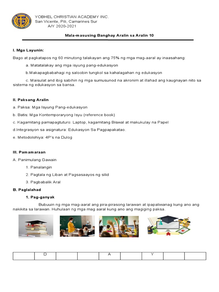 AP10.LP. Aralin 9 | PDF