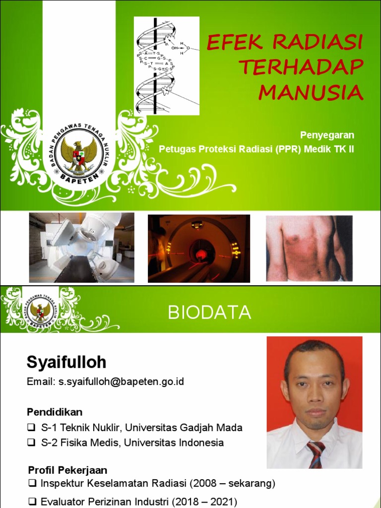 Efek Radiasi pada Kesehatan Manusia | PDF | Sains & Matematika
