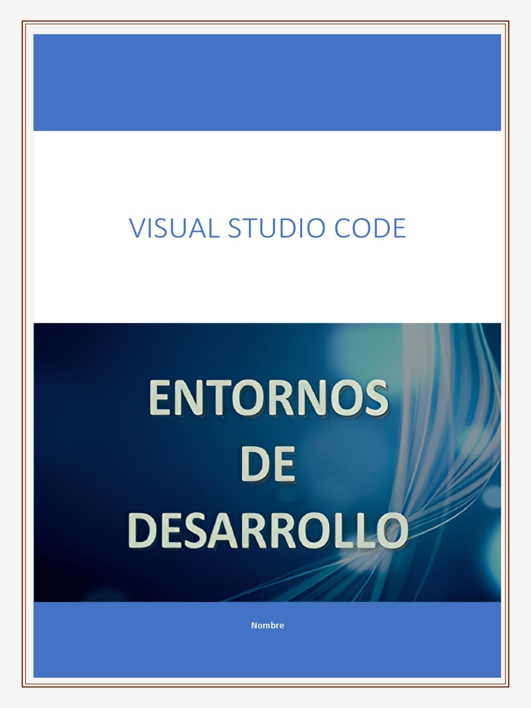 Instalar VSCode | PDF | Entorno de desarrollo integrado | Archivo de computadora