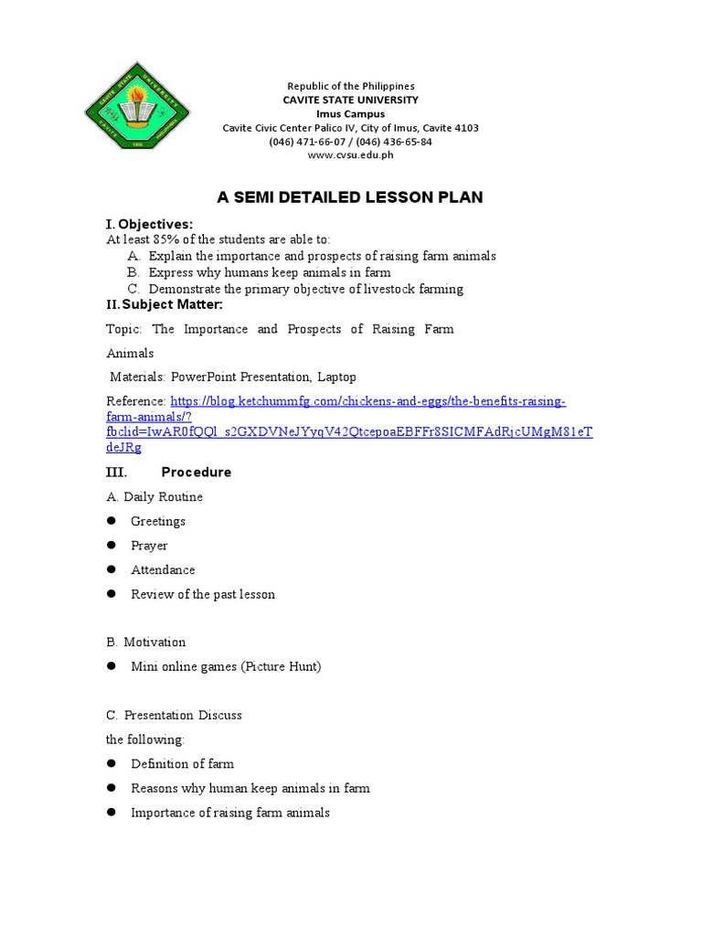 The Importance of Raising Farm Animals: A Lesson Plan on Livestock ...