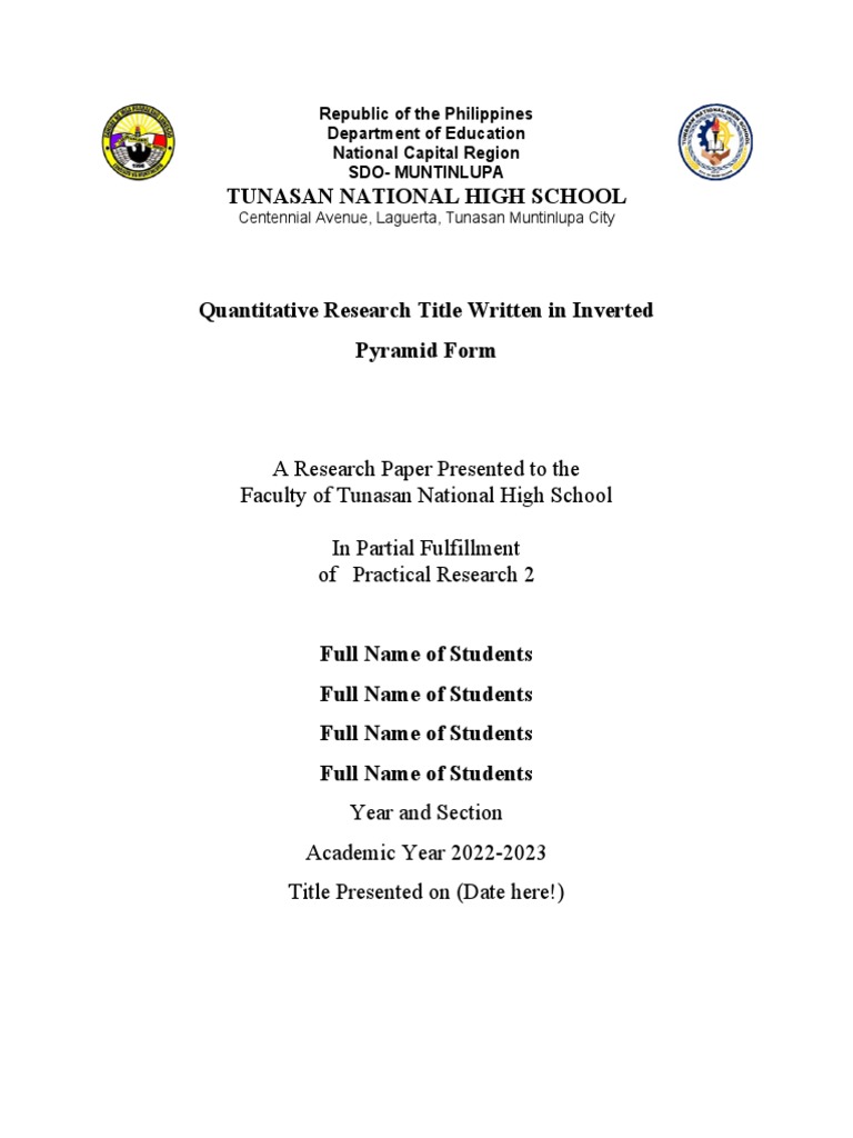 Research Format | PDF | Questionnaire | Survey Methodology