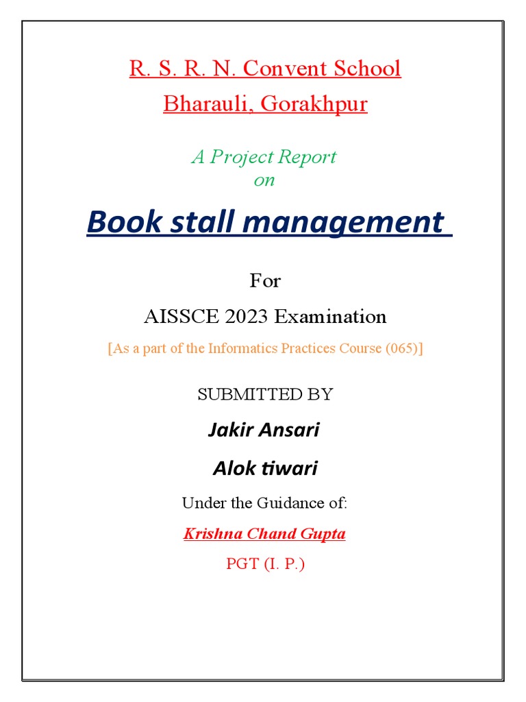 Project File | PDF | Databases | My Sql