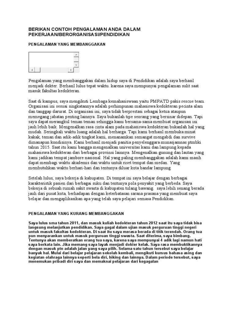 LPDP Penilaian Diri | PDF