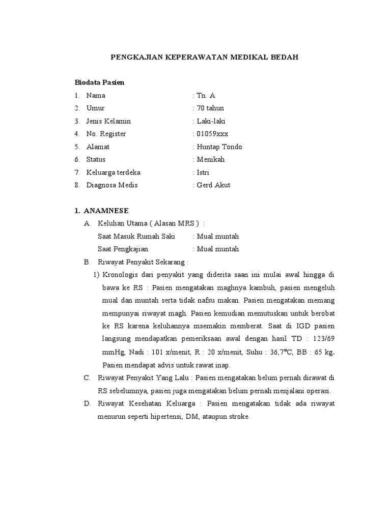 Askep Gerd Riskina | PDF