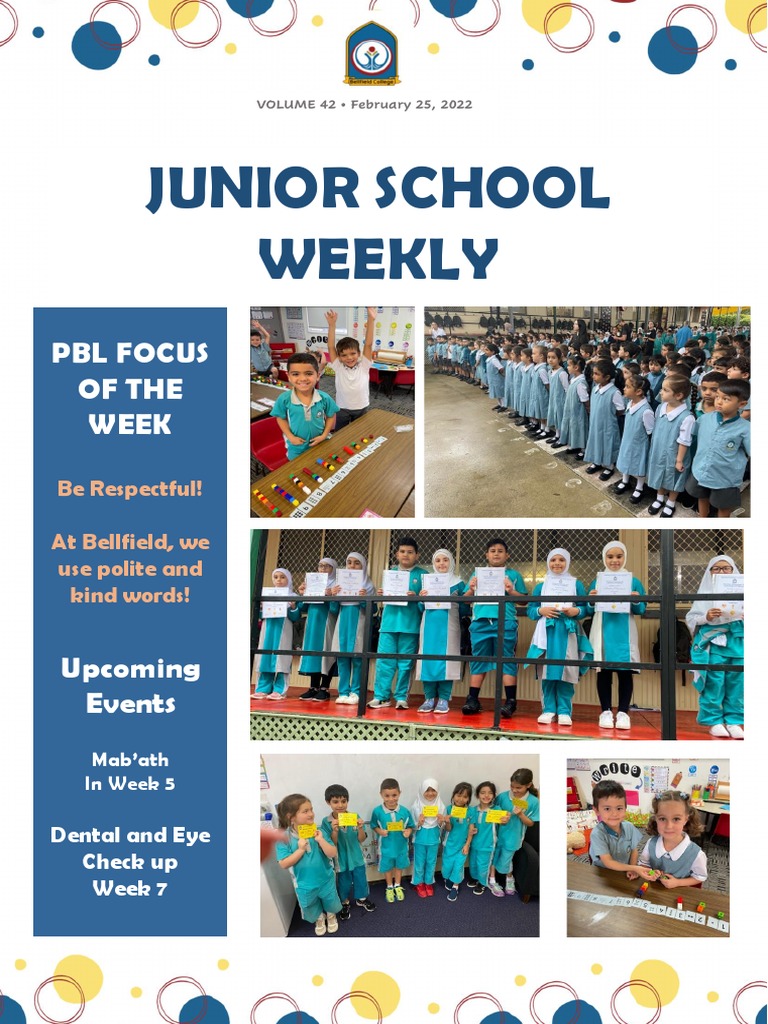 Bellfield Junior School Weekly Newsletter | PDF | Abrahamic Religions