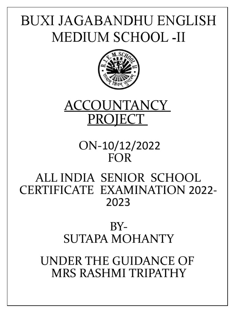 Buxi Jagabandhu English Medium School Ii PDF