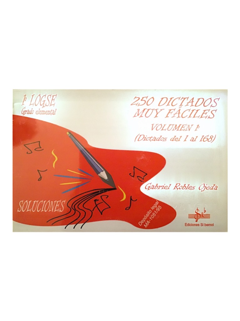 Dictados 1º Curso, Soluciones | PDF