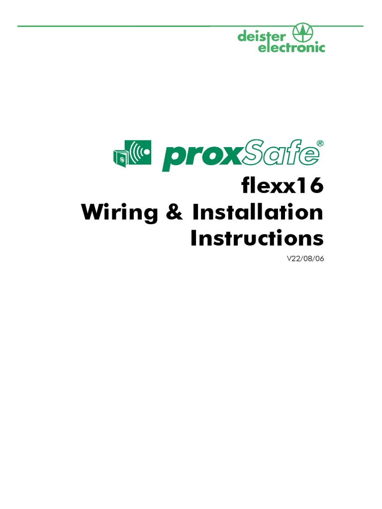 ProxSafe Flexx16 Module | PDF | Electronics | Electrical Engineering