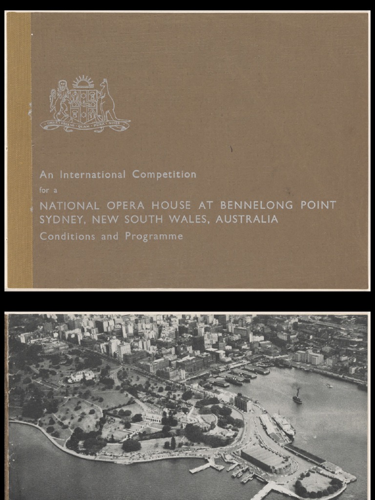 Sydney Opera House - The Brown Book | PDF