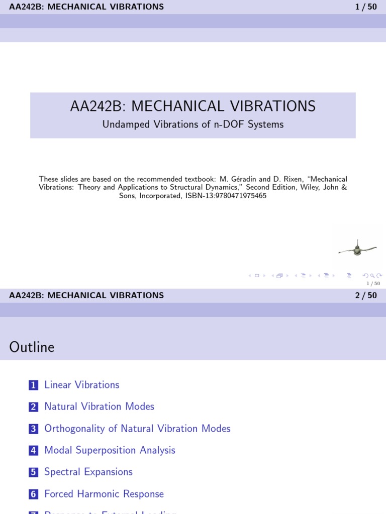 Undamped - Vibrations | PDF | Normal Mode | Mechanical Engineering