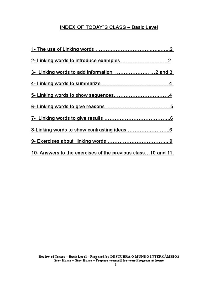 Linking Words for Effective Writing | PDF | Verb | Linguistics