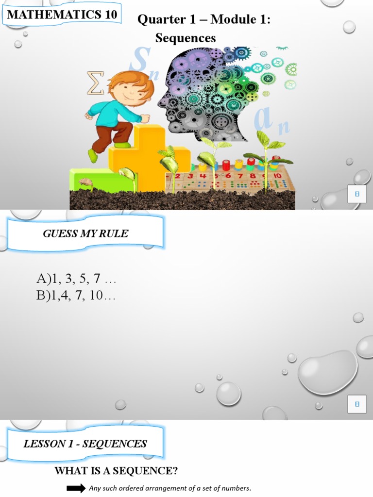 Ppt-Sequences-Q1 - W1 | PDF | Sequence | Function (Mathematics)