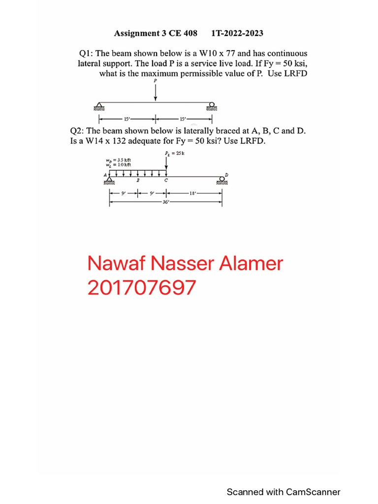 Assignment 3 - Steel-7697 | PDF