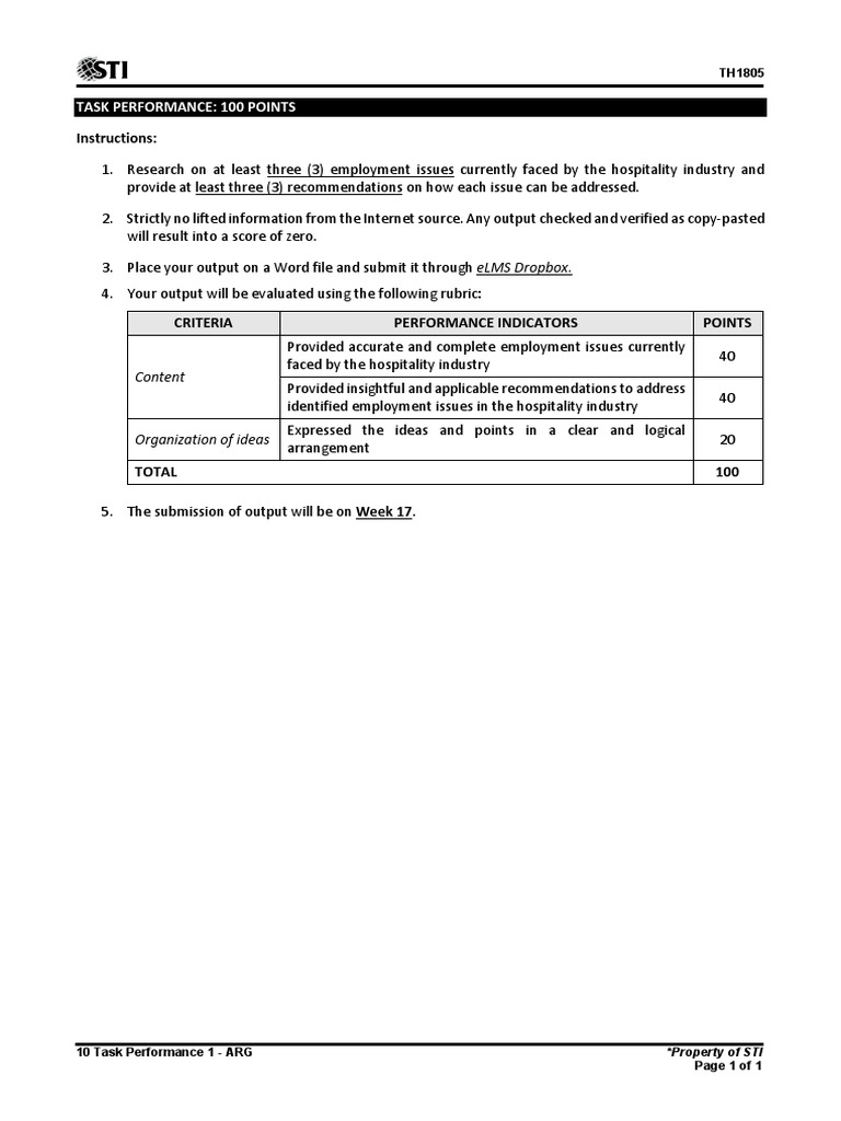 10_Task_Performance_1_-_ARG | PDF