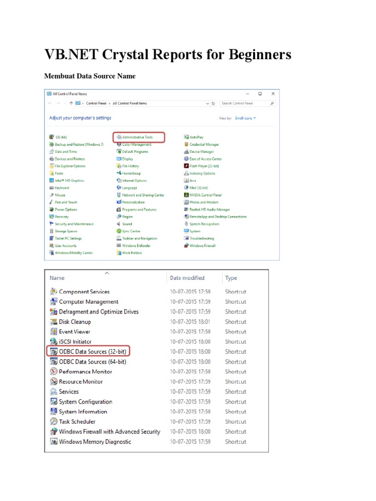 Report Vb Net And Cr Pdf