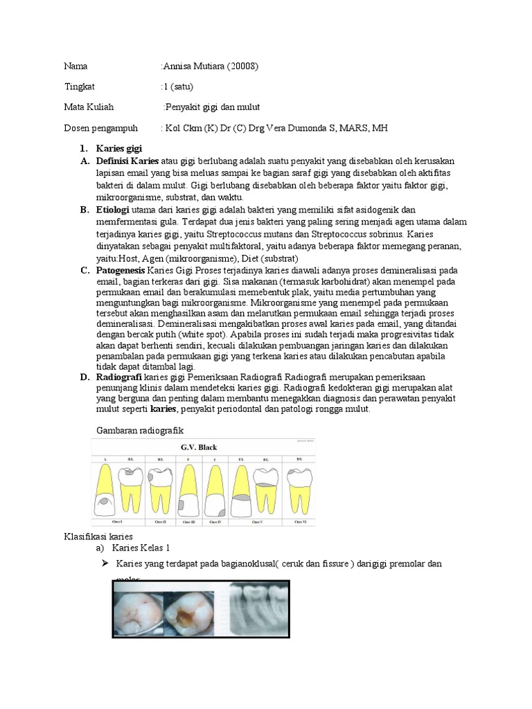 Penyakit Gigi Dan Mulut | PDF