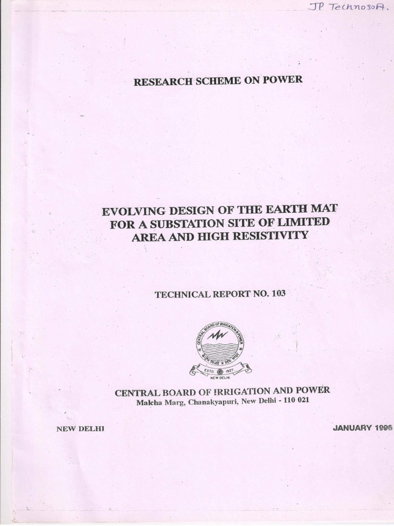 CBIP Earth Mat Design | PDF