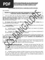 147 Nda SSB Call Letter Updated | PDF | Identity Document | Glasses