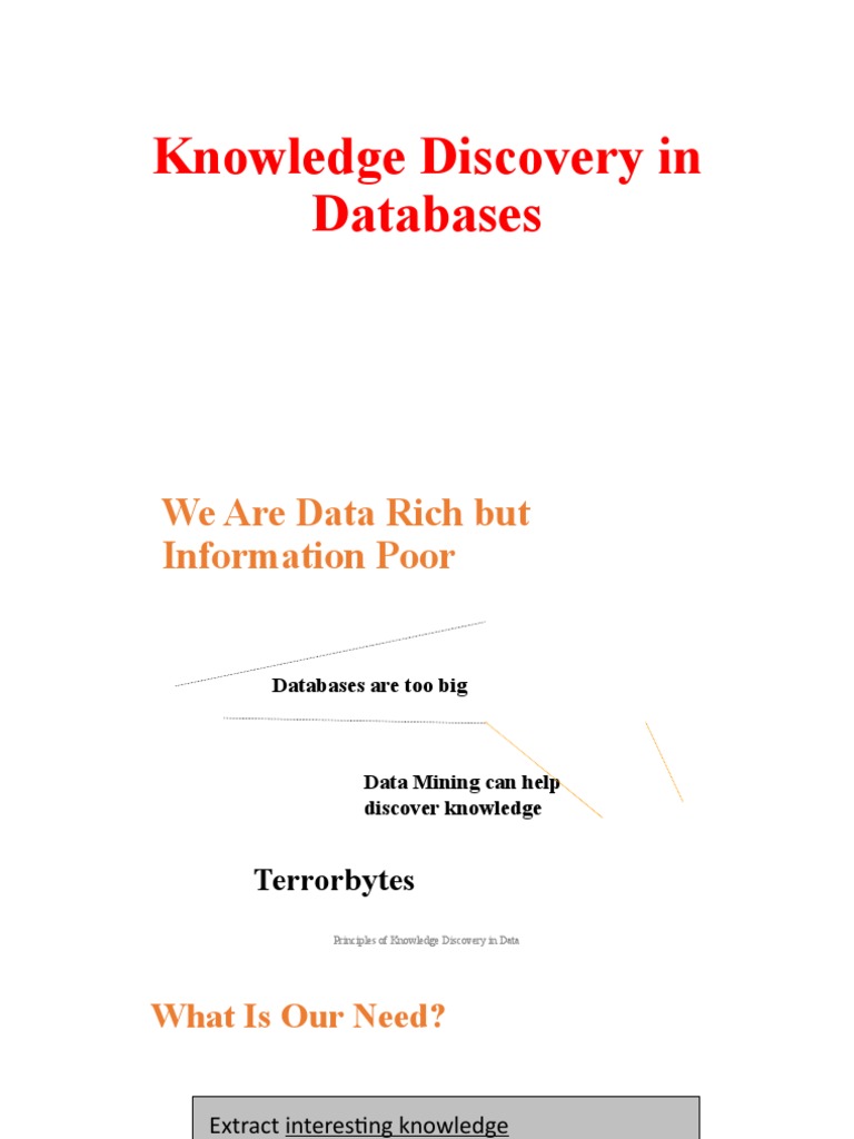 Knowledge Discovery in Databases | PDF | Data Mining | Data
