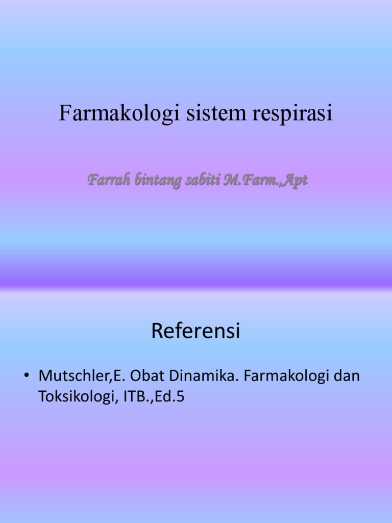 farTOK Sistem Respirasi | PDF | Sains & Matematika