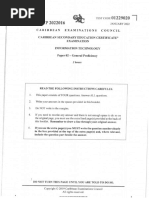 CAPE Information Technology 2024 U1 P2 | PDF