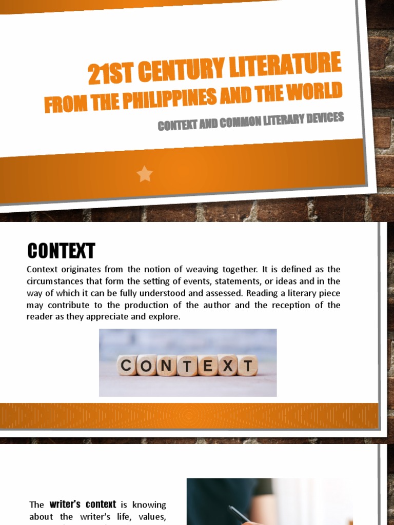 Week-5 21st Century Literature | PDF | Narration