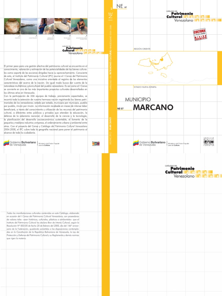 Municipio Marcano (Nva. Esparta) | PDF | Venezuela | Patrimonio cultural